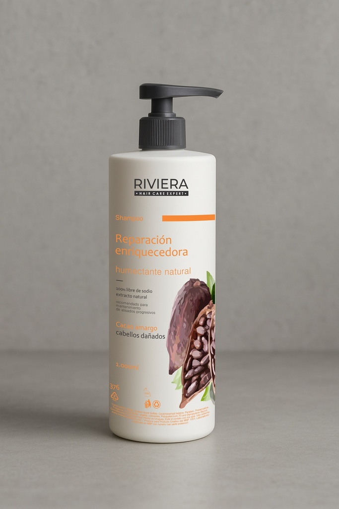 SHAMPOO CHOCOLATE RIVIERA 1000 ML | Riviera Cosméticos